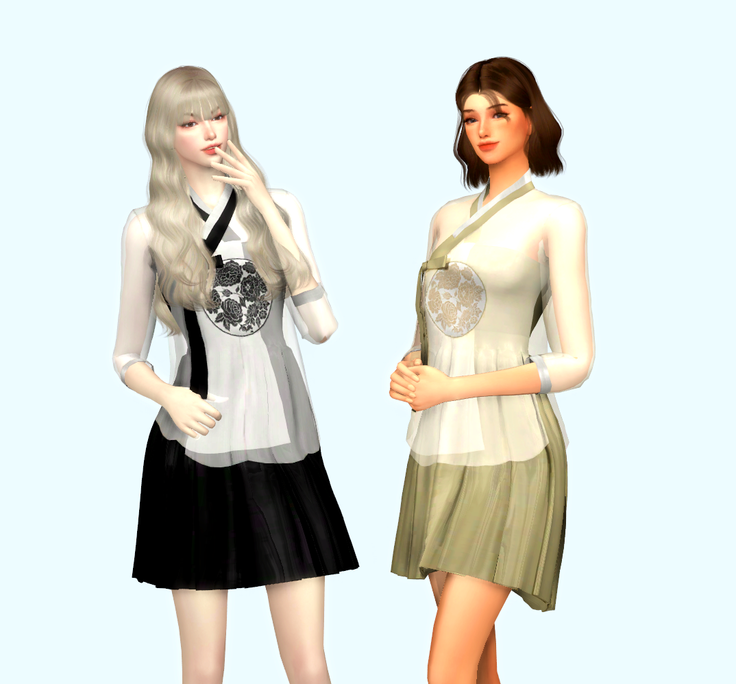[simna] Nabi mini hanbok dress - Gallery - The Sims 4 Create a Sim ...