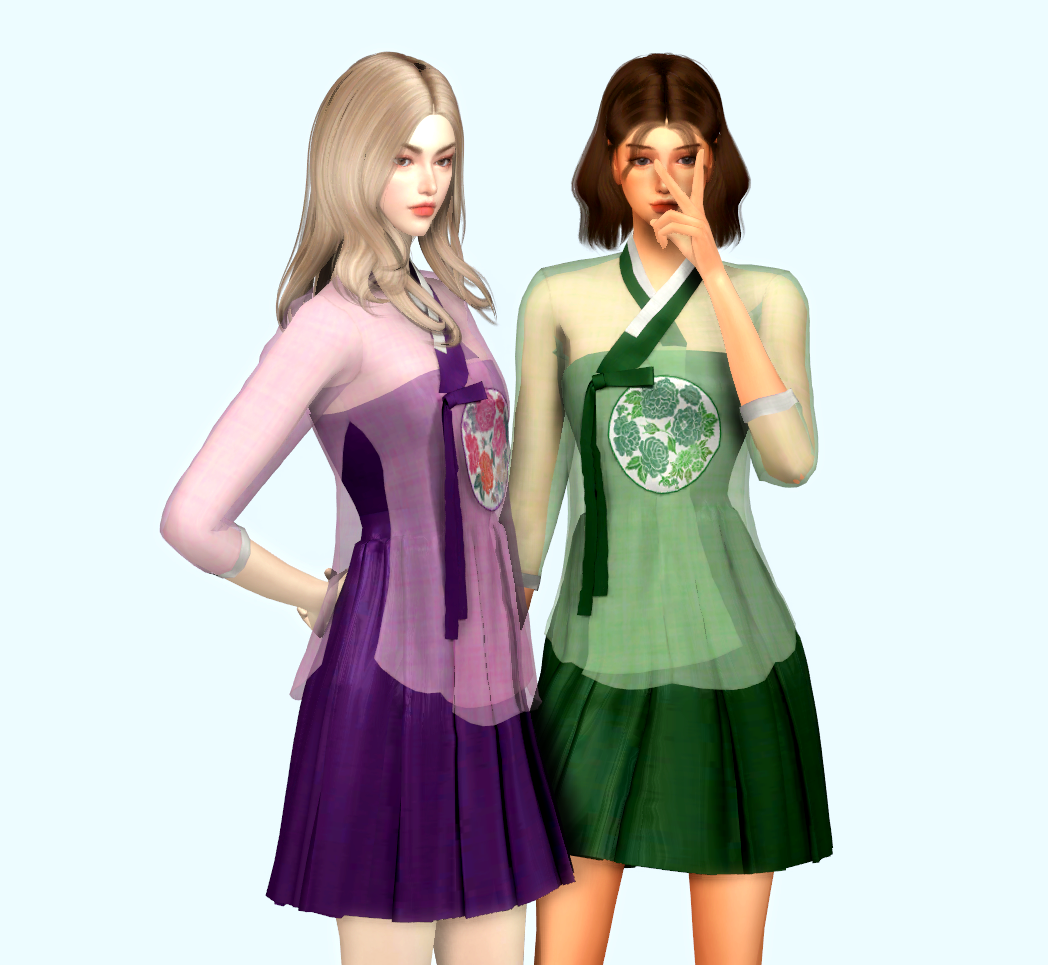 [simna] Nabi mini hanbok dress - Gallery - The Sims 4 Create a Sim ...