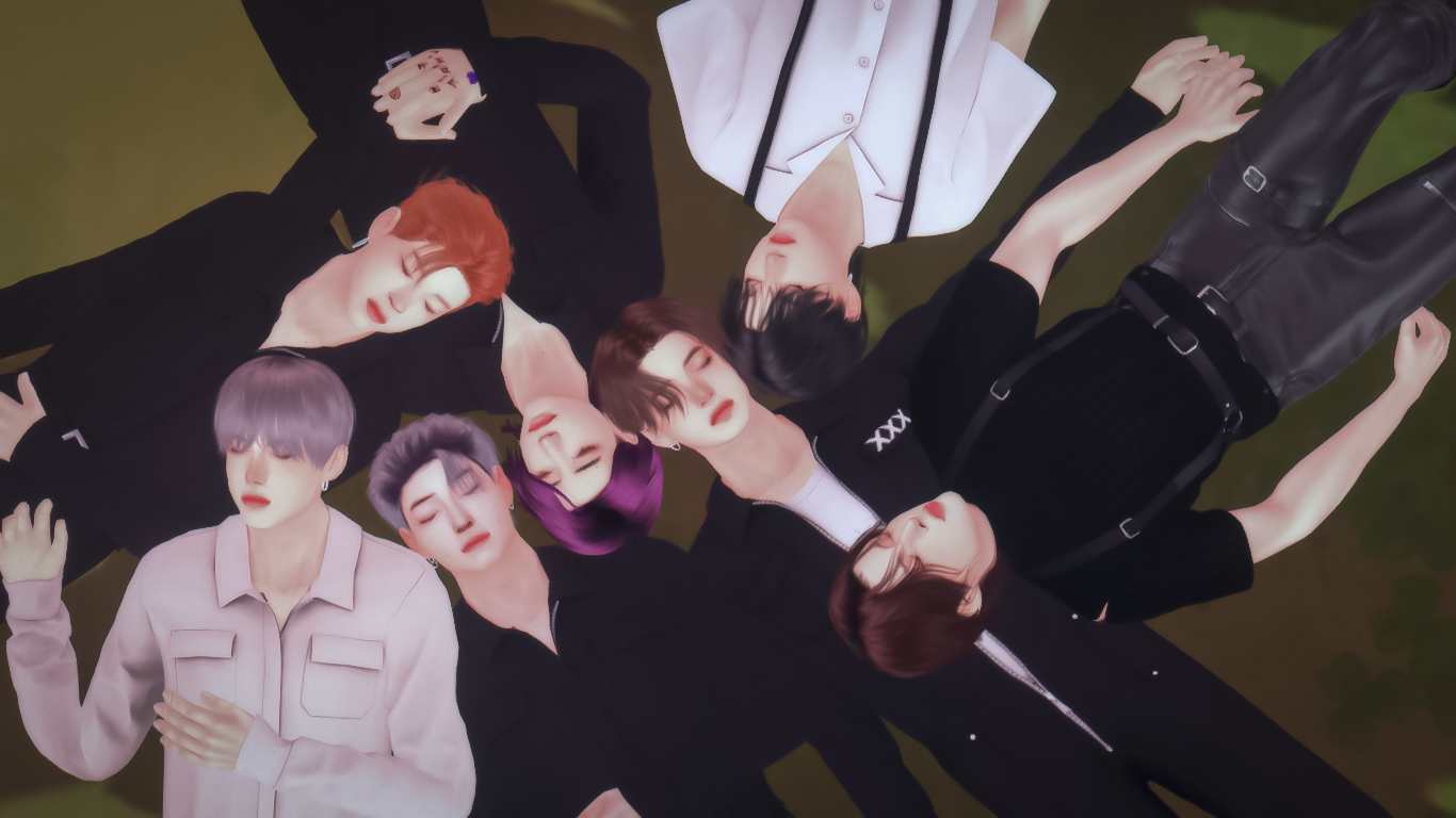 BTS PHOTOSHOOT GROUP POSE ver1 (UPDATE VERSION) - Gallery - The Sims 4 ...