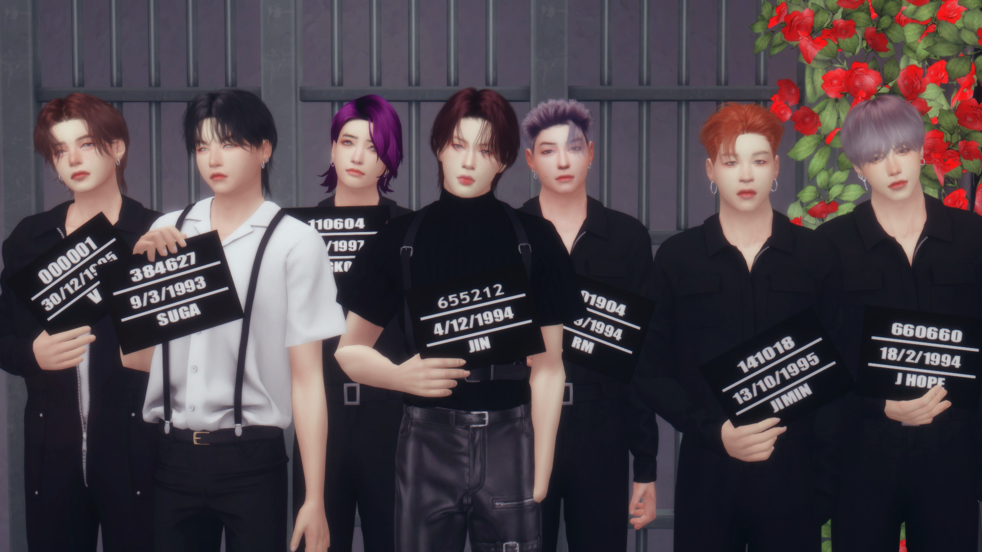 BTS RANDOM POSES 6: BUTTER (Updated) - Gallery - The Sims 4 Mods ...