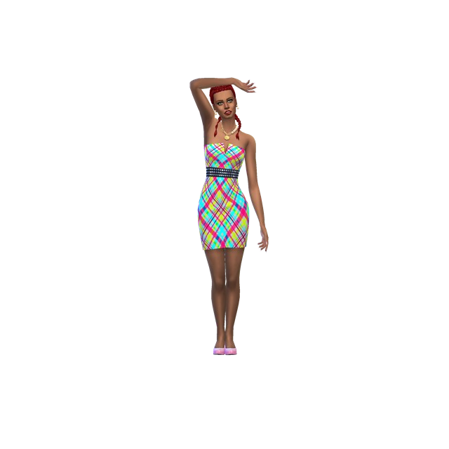 Gingham vintage dress set - Gallery - The Sims 4 Create a Sim - CurseForge