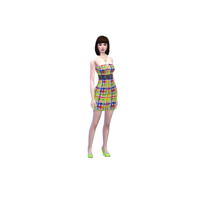 Gingham vintage dress set - Gallery - The Sims 4 Create a Sim - CurseForge