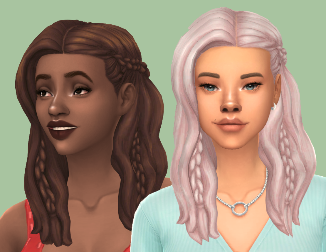 Rosamund Hairstyle - The Sims 4 Create a Sim - CurseForge