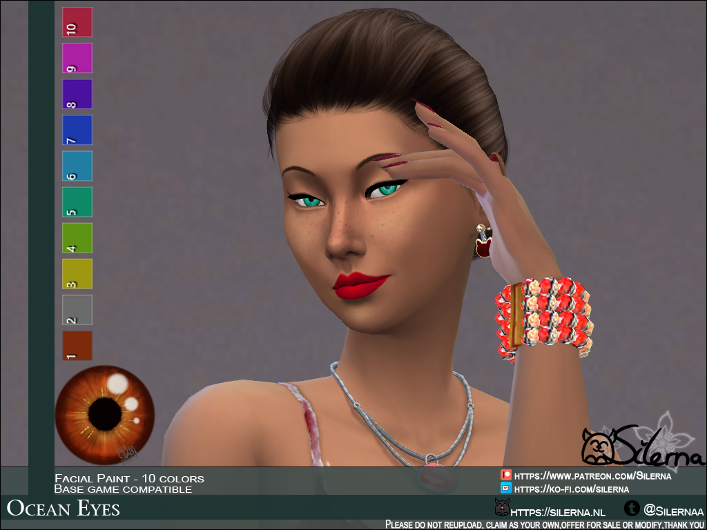 Ocean Eyes - Gallery - The Sims 4 Create a Sim - CurseForge
