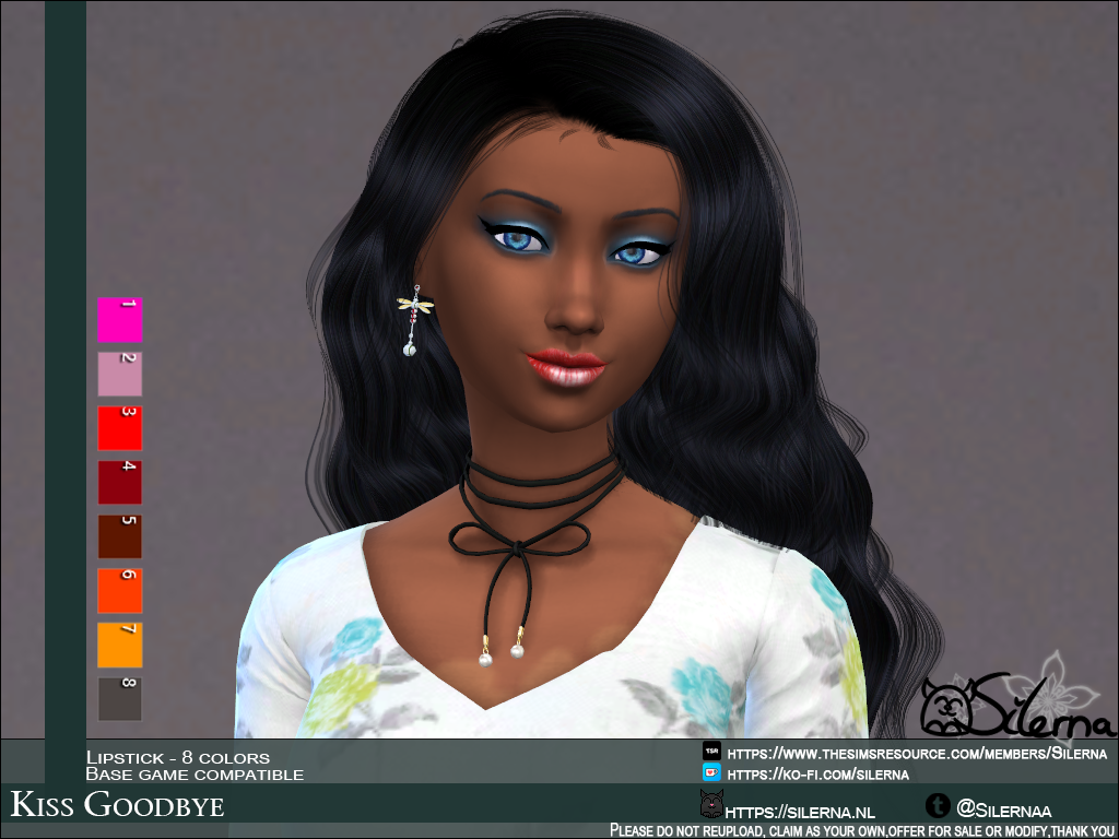 Kiss Goodbye Lipstick - Gallery - The Sims 4 Create a Sim - CurseForge