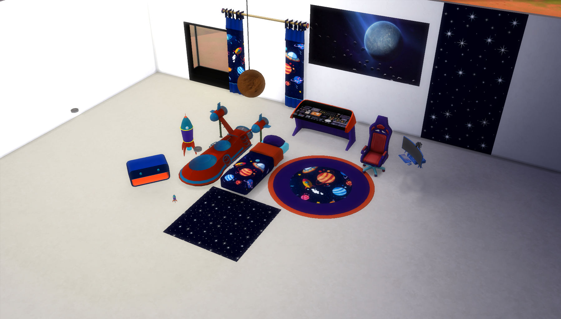Habitacion Espacial_Update - Gallery - The Sims 4 Build / Buy - CurseForge
