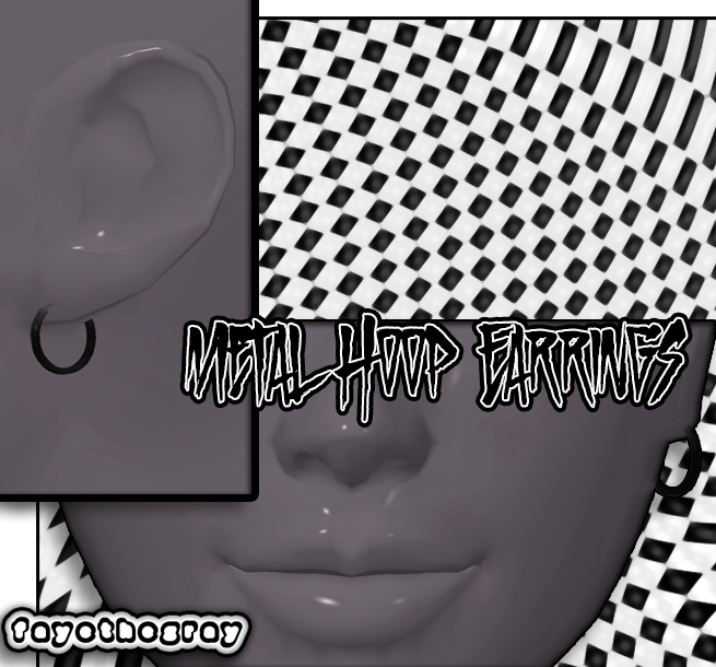 metal hoops, earrings - The Sims 4 Create a Sim - CurseForge