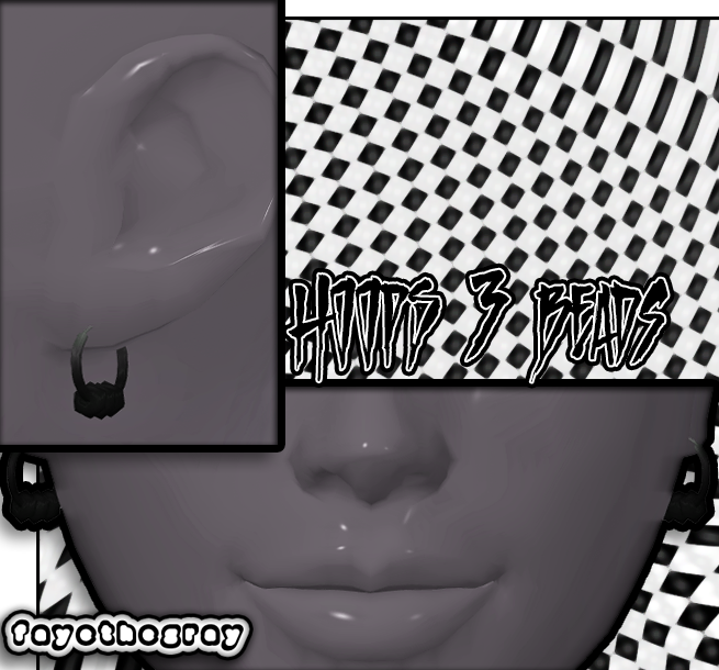 beaded metal hoop, earrings - The Sims 4 Create a Sim - CurseForge