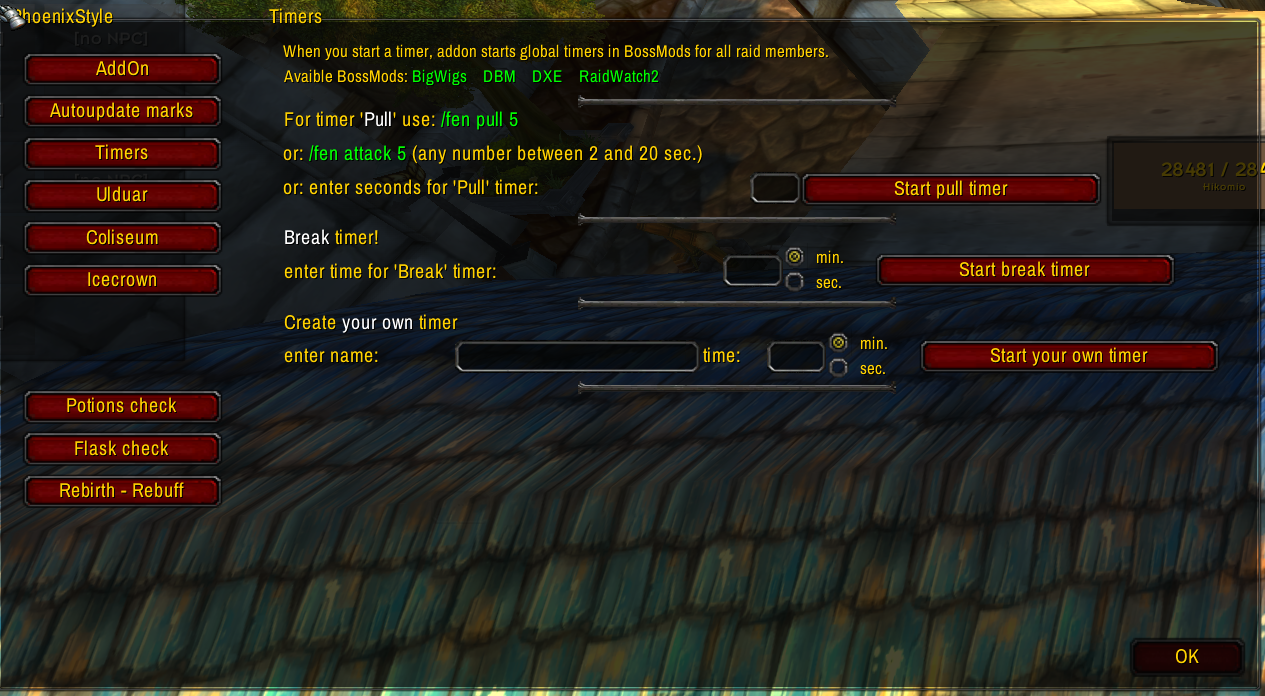 PhoenixStyle_WotLK_Classic - Gallery - World of Warcraft Addons - CurseForge