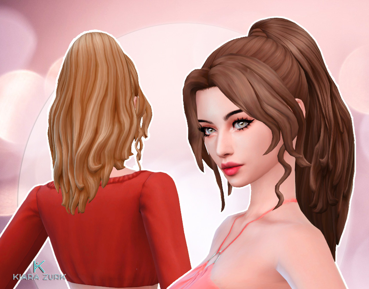 Zarah Ponytail - Gallery - The Sims 4 Create a Sim - CurseForge