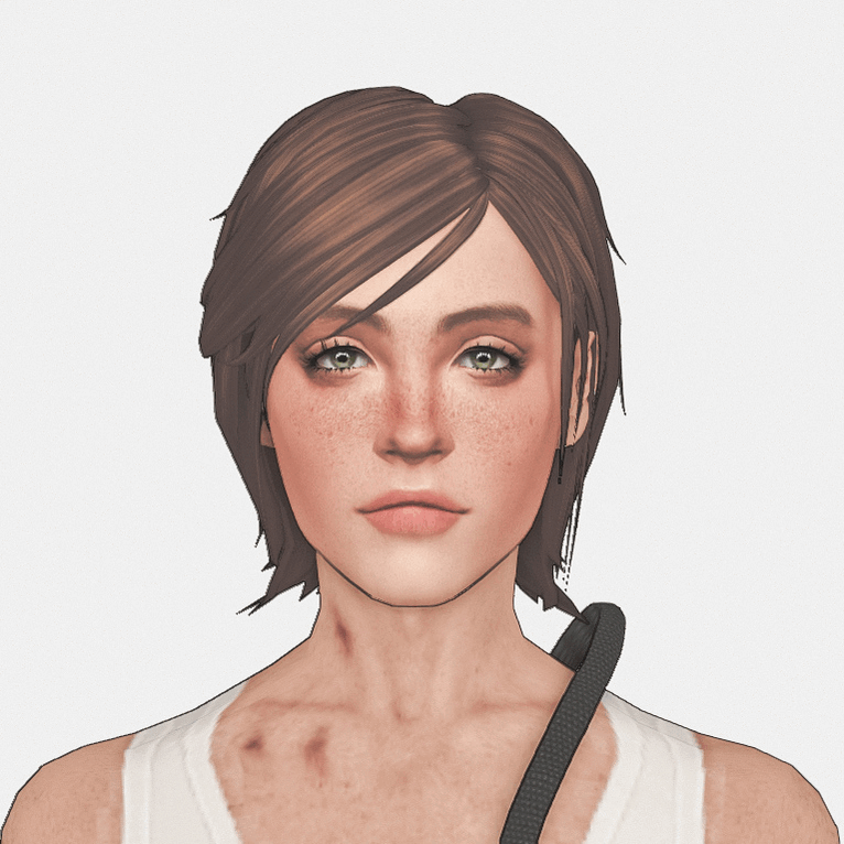 Ellie Hair [JOSH JO_SE_OH] - The Sims 4 Create a Sim - CurseForge