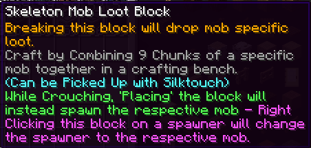 Mob Loot Block Screenshots - Mods - Minecraft