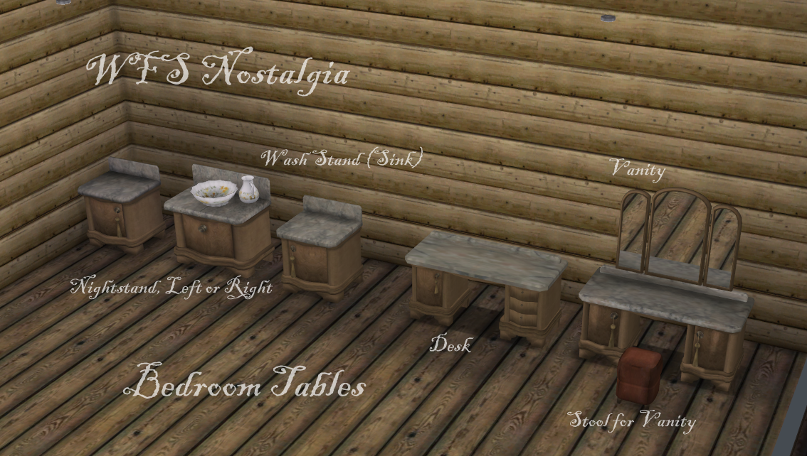 WFS Nostalgia Part 3: The Bedroom Tables - Gallery - The Sims 4 Build ...