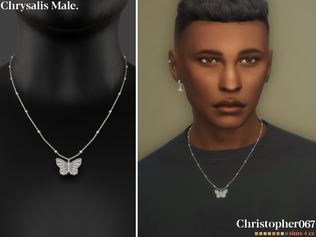 Chrysalis Necklace - Male - Gallery - The Sims 4 Create a Sim - CurseForge