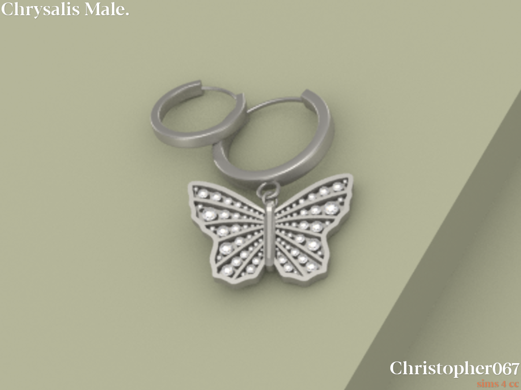 Chrysalis Earrings - Male - Gallery - The Sims 4 Create a Sim - CurseForge