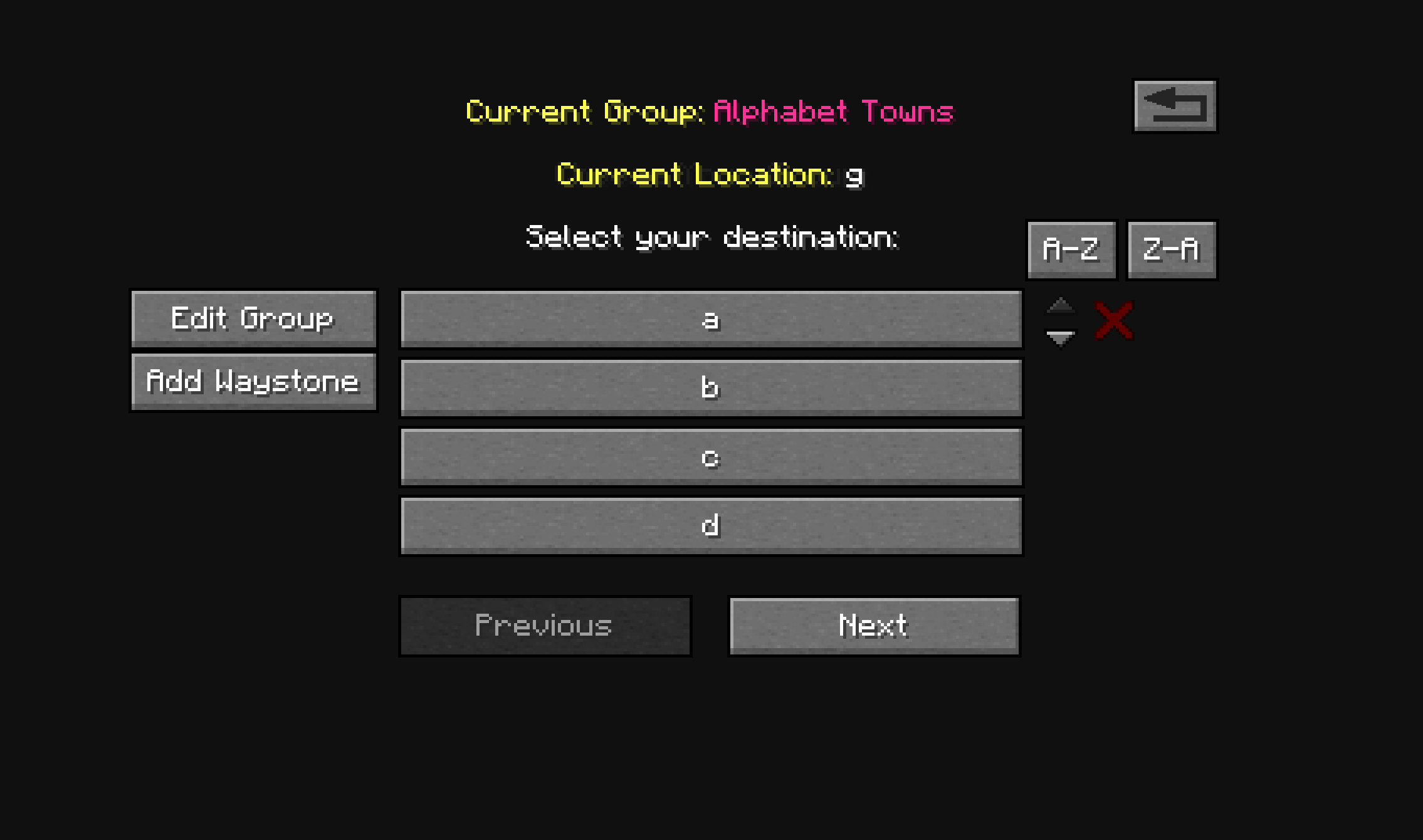 Grouping & Sorting for Waystones - Gallery - Minecraft Mods - CurseForge