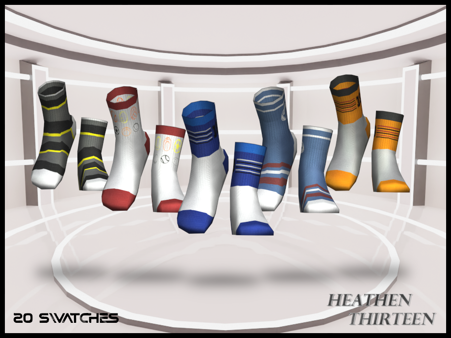 Kid's Sporty Athletic Socks - Screenshots - The Sims 4 Create a Sim ...