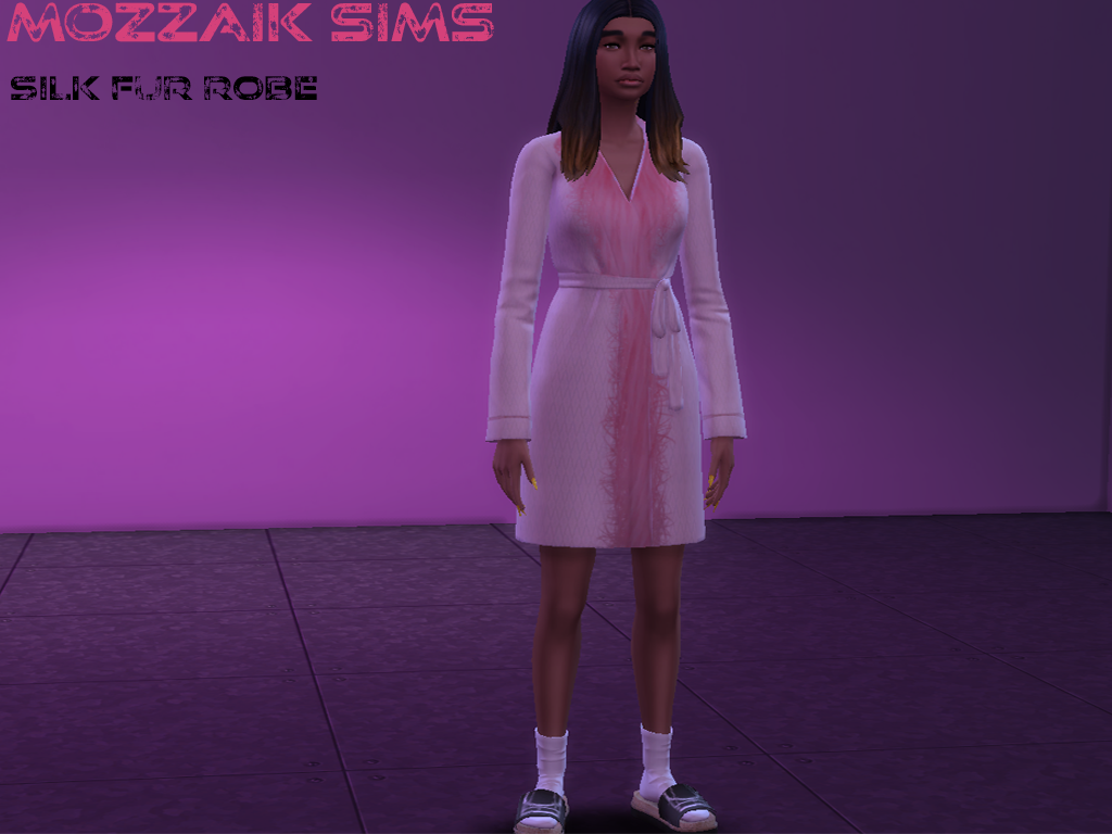 Silk Robe With and Without Fur - Gallery - The Sims 4 Create a Sim ...