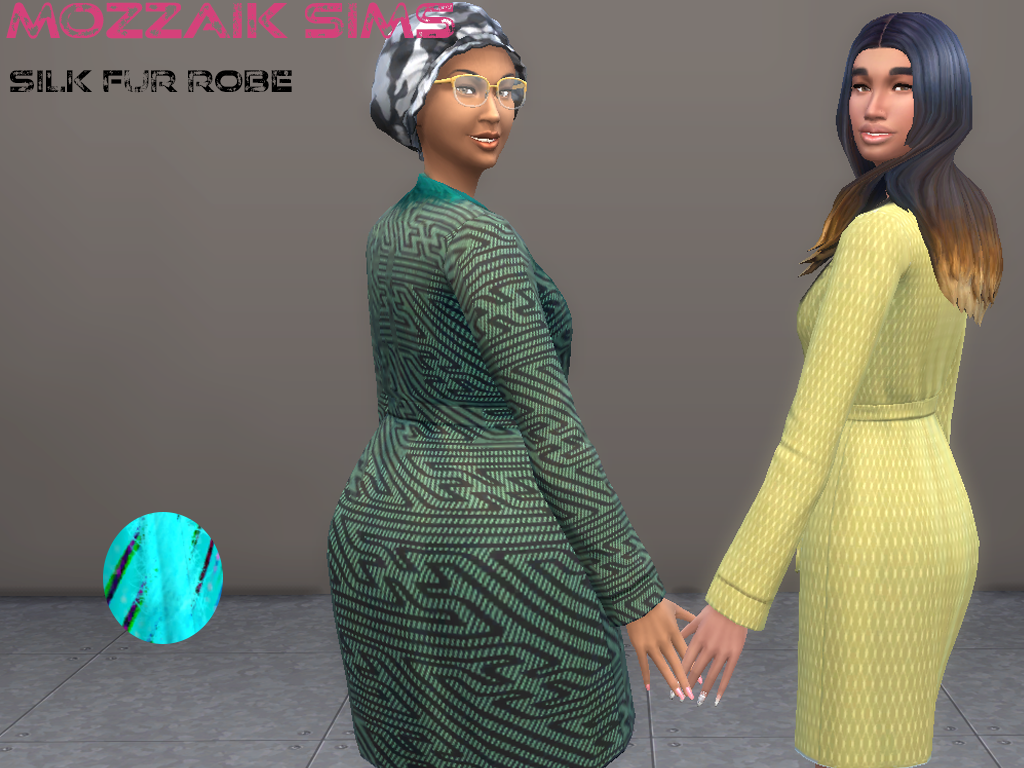 Silk Robe With and Without Fur - Gallery - The Sims 4 Create a Sim ...