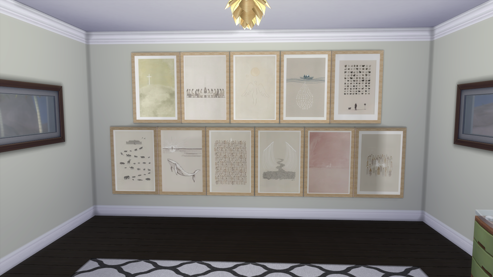 Minimalist Biblical Art - Gallery - The Sims 4 Build / Buy - CurseForge