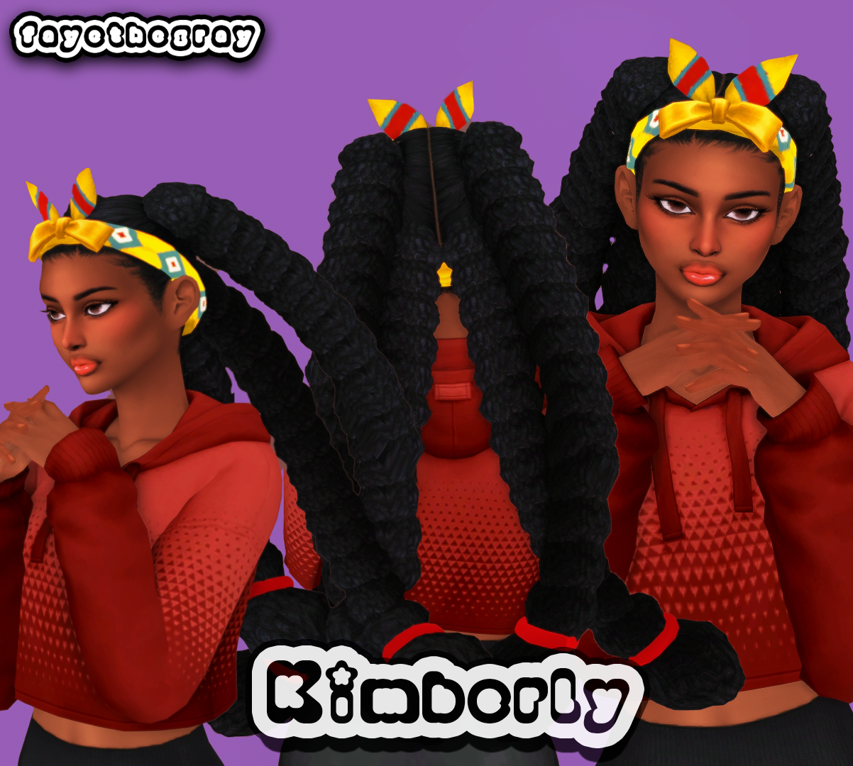kimberly, a maxis match hairstyle - The Sims 4 Create a Sim - CurseForge