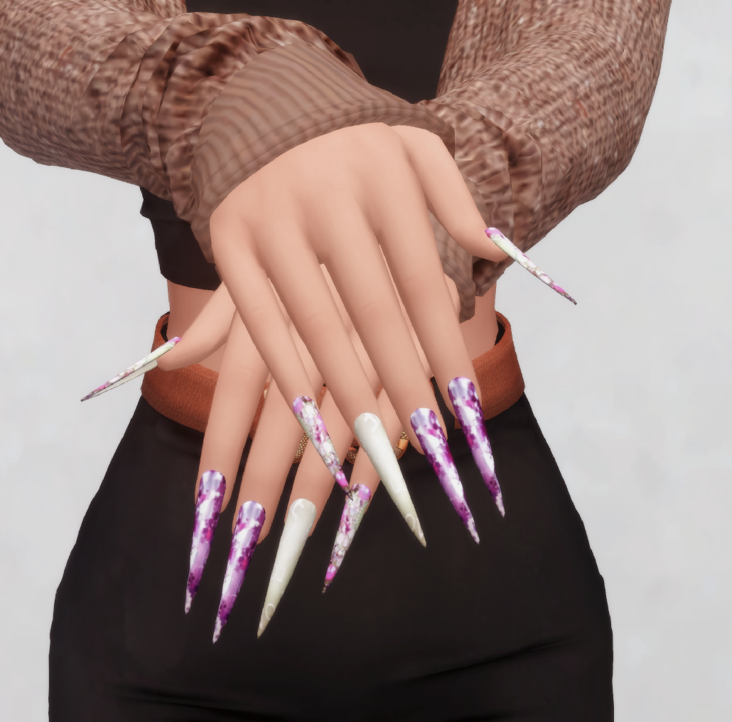 Nails Set N025 - Gallery - The Sims 4 Create a Sim - CurseForge