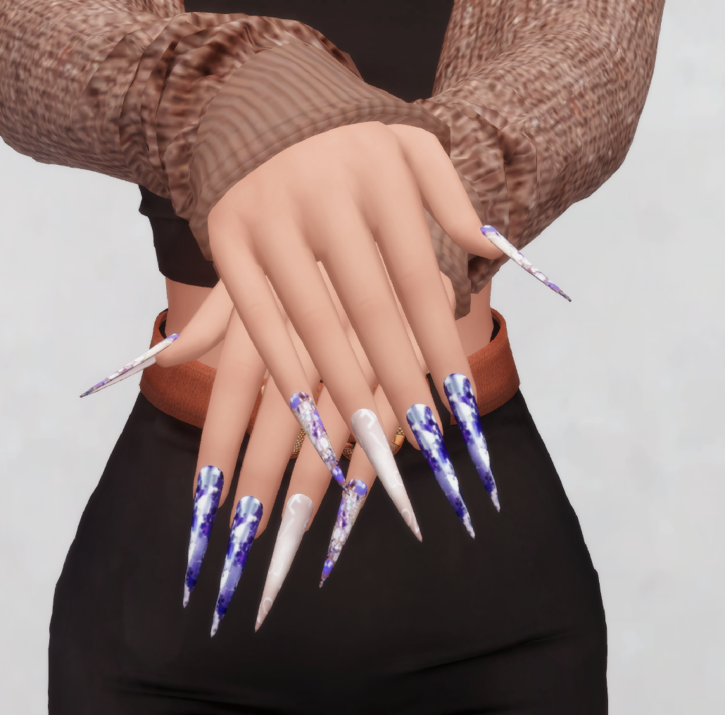 Nails Set N025 - Screenshots - The Sims 4 Create a Sim - CurseForge