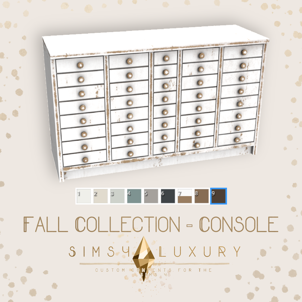 Sims4Luxury - Fall 2022 - Console - Gallery - The Sims 4 Build / Buy ...
