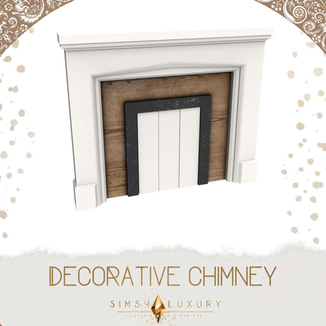 Sims4Luxury - Fall 2022 - Decorative chimney - Gallery - The Sims 4 ...