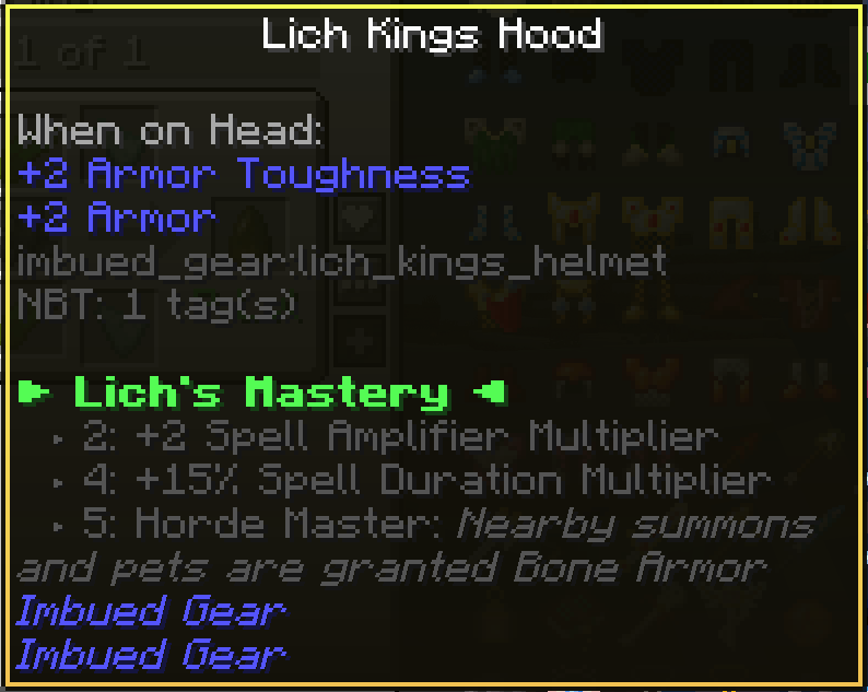 Imbued Gear Screenshots - Mods - Minecraft Imbued Gear Screenshots - Mods - Minecraft
