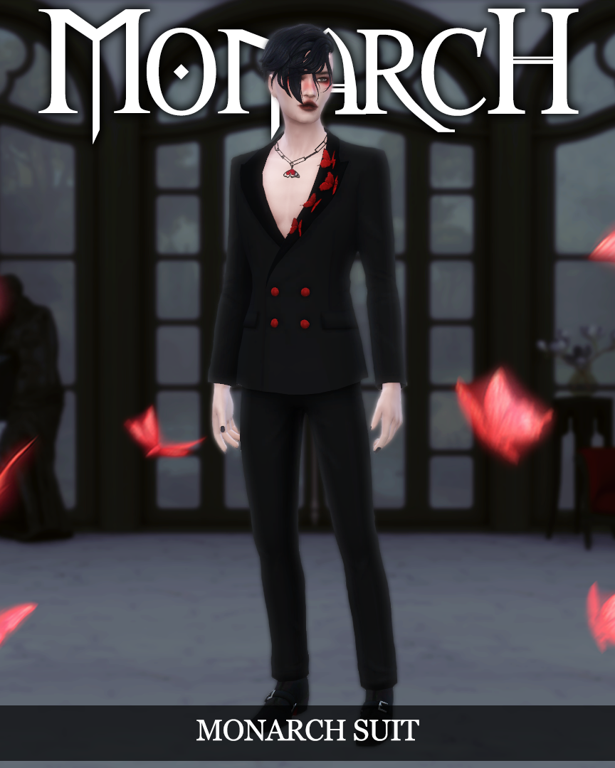 Monarch Suit (Fragile Flutters Collection) - Gallery - The Sims 4 Create a Sim - CurseForge