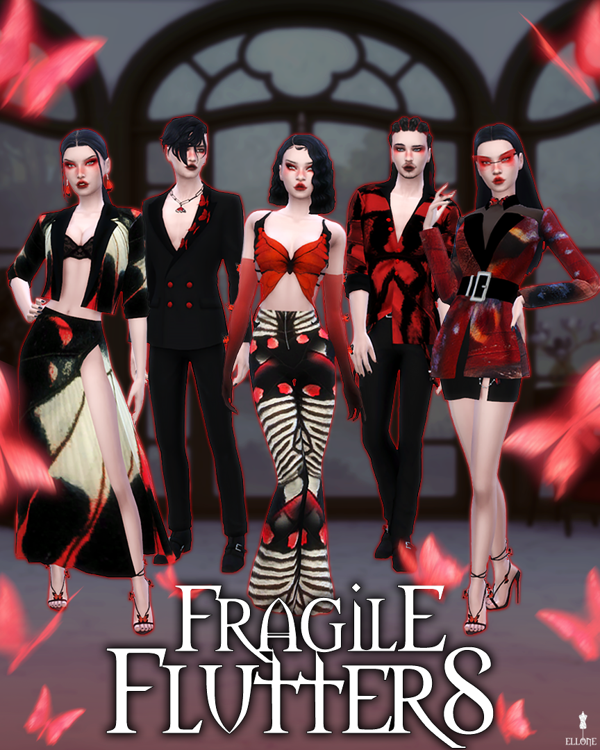 Monarch Necklace (Fragile Flutters Collection) - Gallery - The Sims 4 ...