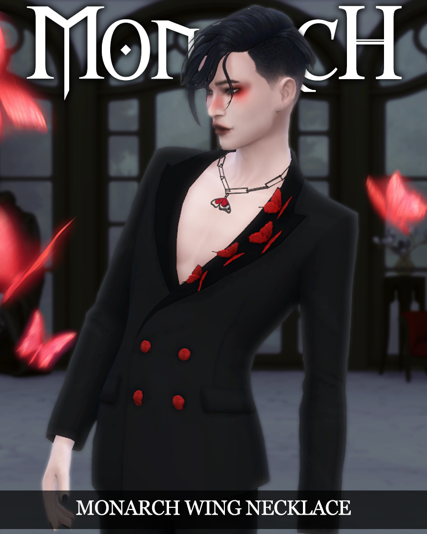 Monarch Necklace (Fragile Flutters Collection) - Gallery - The Sims 4 Create a Sim - CurseForge