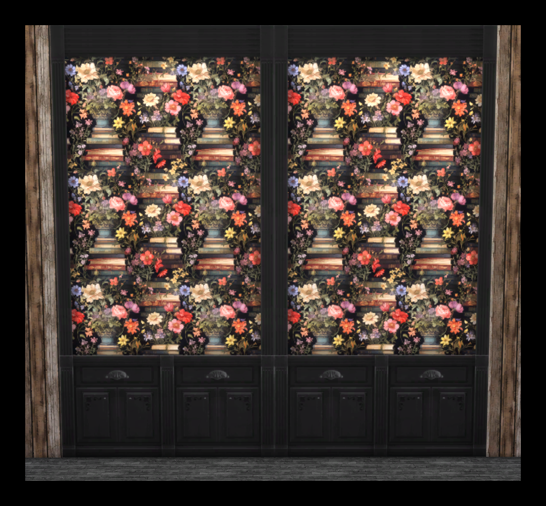 Library Wallpaper - Gallery - The Sims 4 Build / Buy - CurseForge