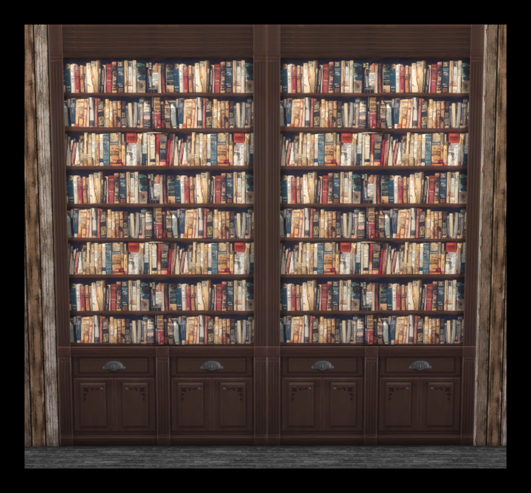 Library Wallpaper - Gallery - The Sims 4 Build / Buy - CurseForge