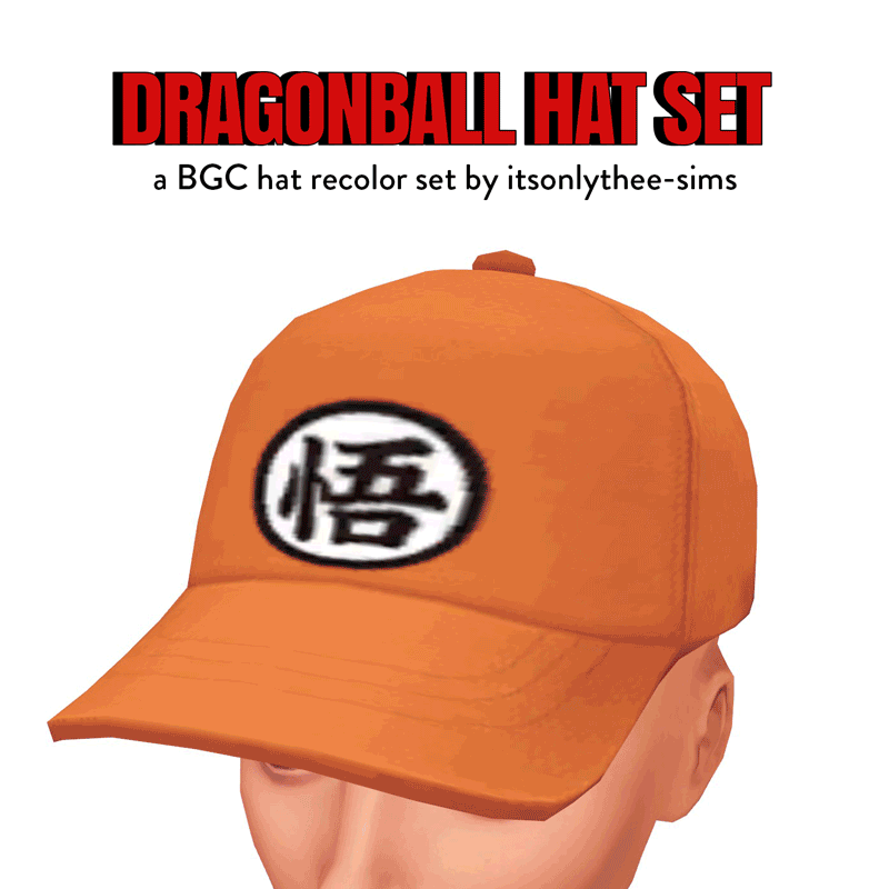 Dragonball Hat Set (Simlish recolors) - Gallery - The Sims 4 Create a ...