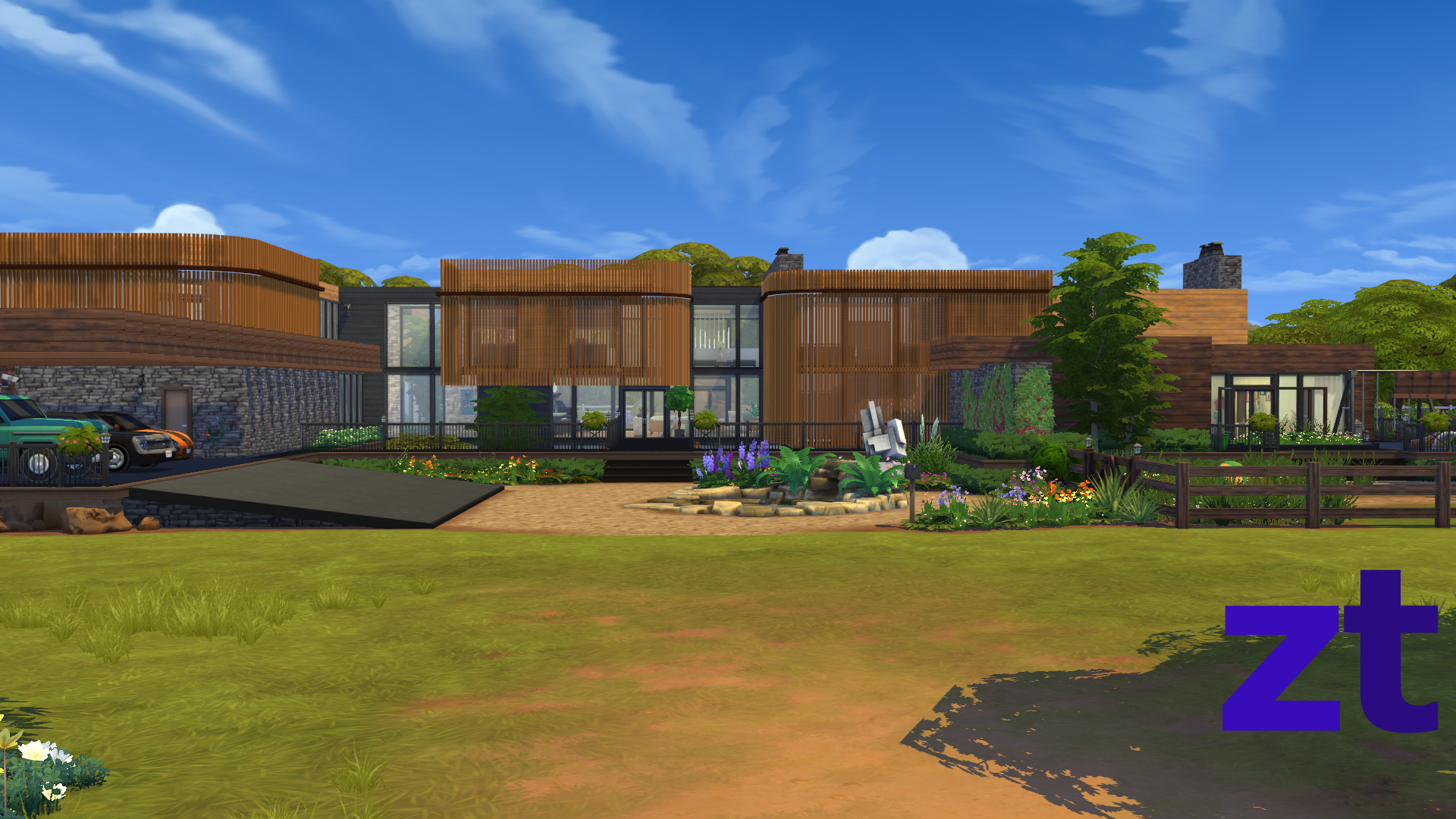 ZT Modern Ranch - Gallery - The Sims 4 Rooms / Lots - CurseForge