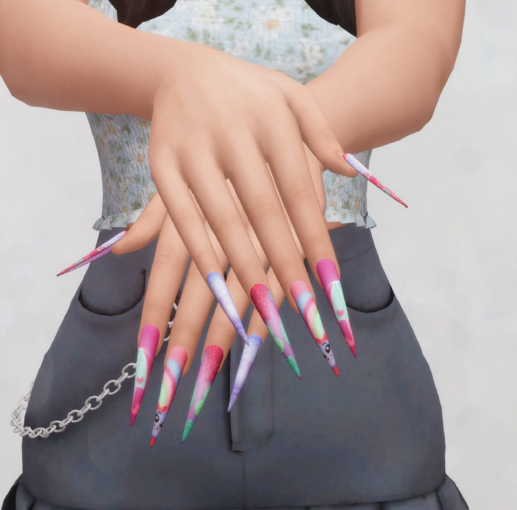 Nails Set N027 - Gallery - The Sims 4 Create a Sim - CurseForge