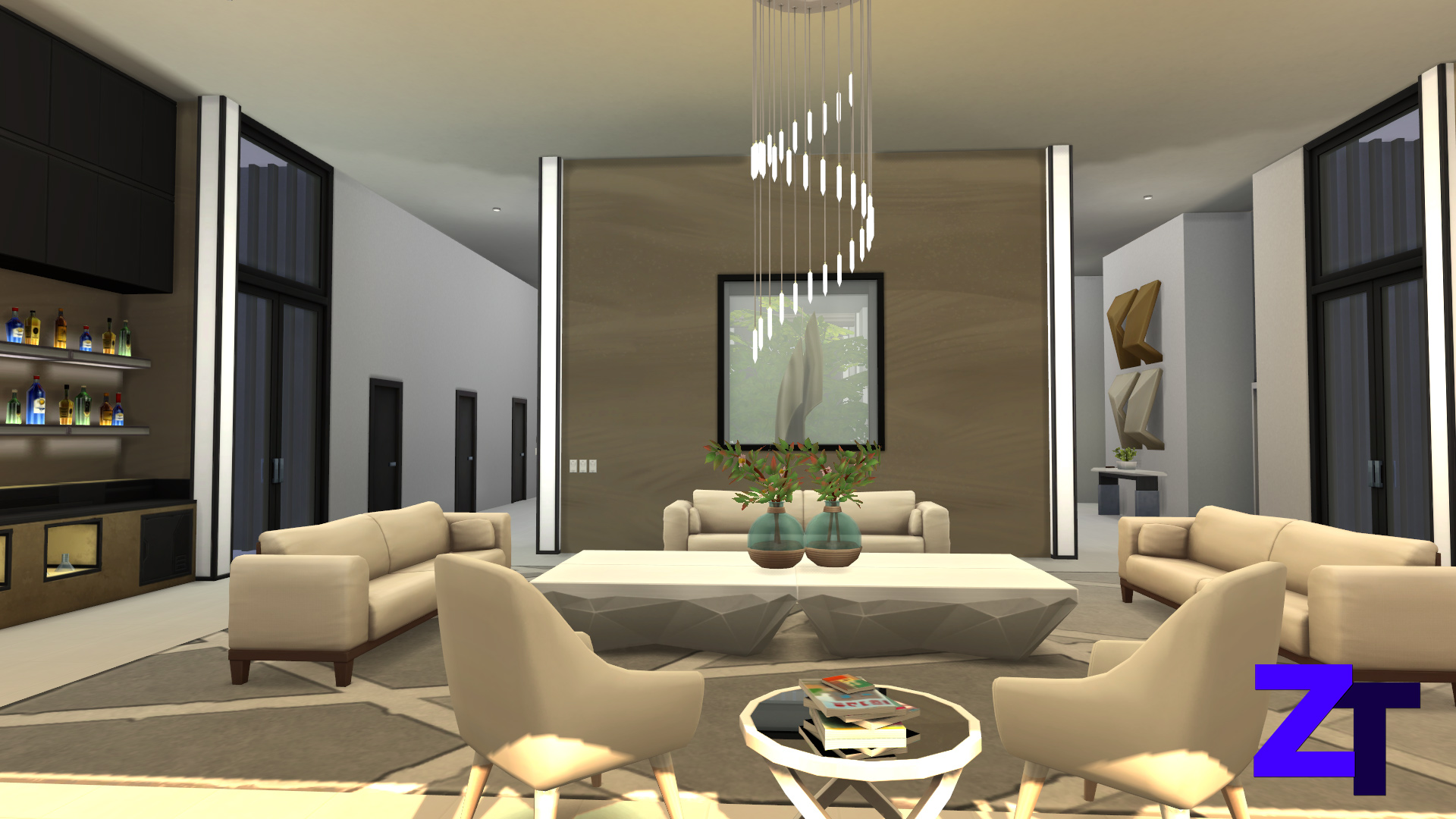 ZT Modern Mansion III - Gallery - The Sims 4 Rooms / Lots - CurseForge