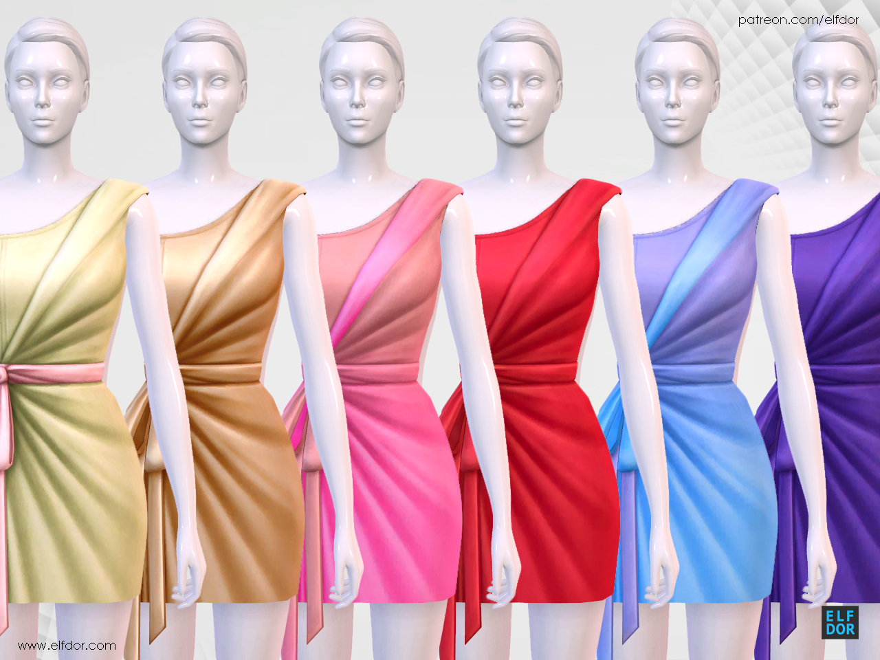 August Mini Dress 3 - Gallery - The Sims 4 Create a Sim - CurseForge