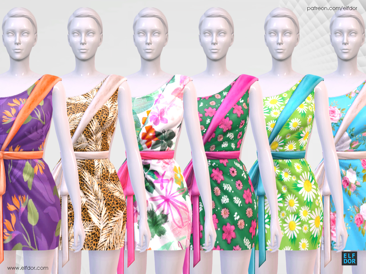August Mini Dress 3 - Gallery - The Sims 4 Create a Sim - CurseForge