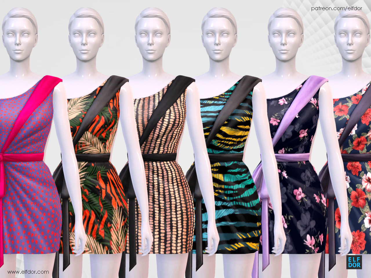 August Mini Dress 3 - Gallery - The Sims 4 Create a Sim - CurseForge