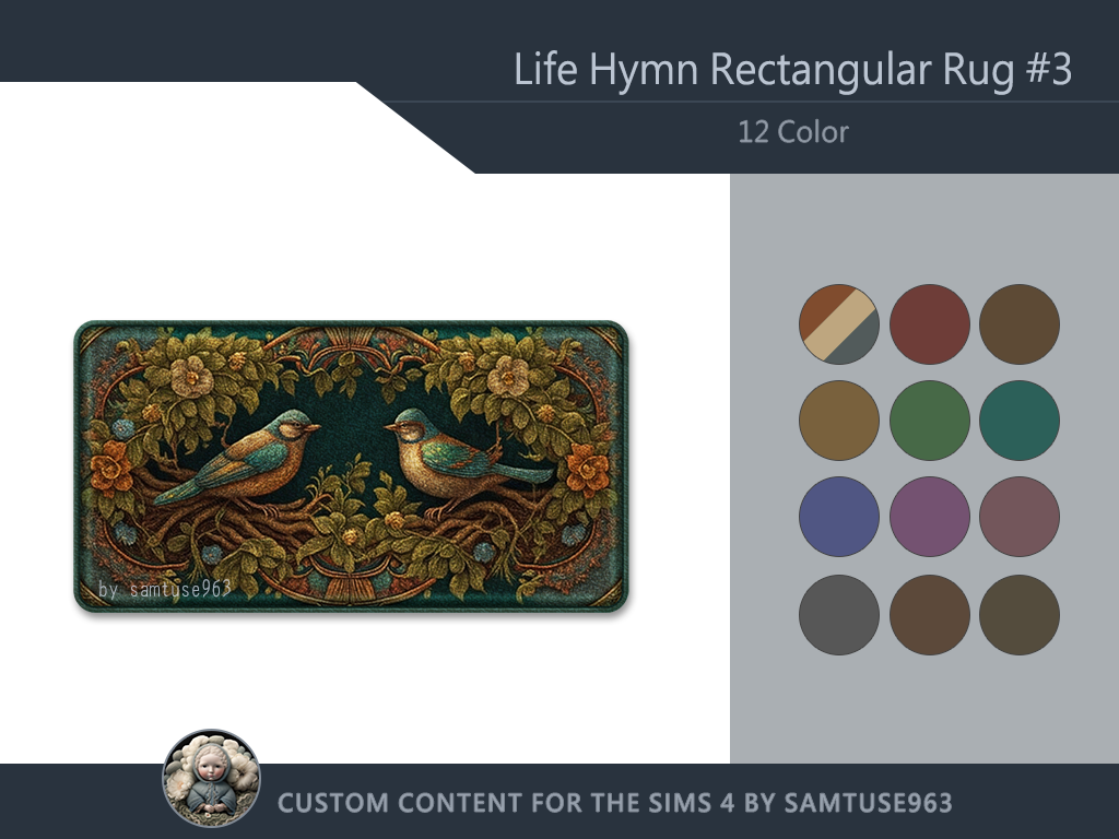 Life Hymn Rectangular Dance Rug #3 Samtuse963 - Screenshots - The Sims ...