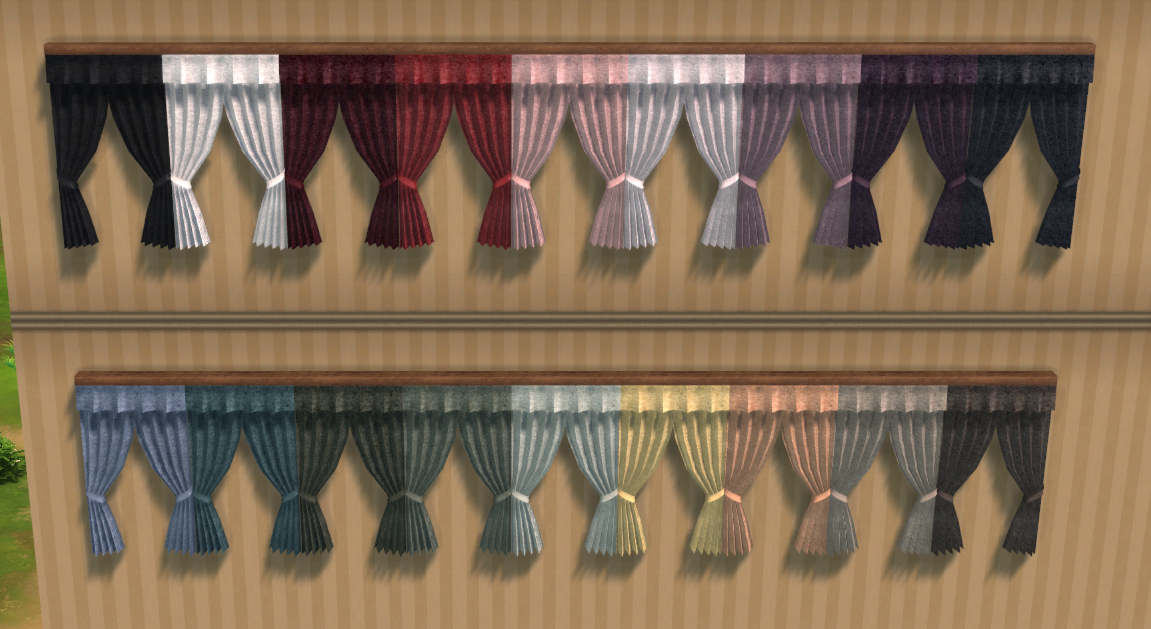 WFS Nostalgia Part 14 b: Curtains "Bonnie" - Gallery - The Sims 4 Build ...