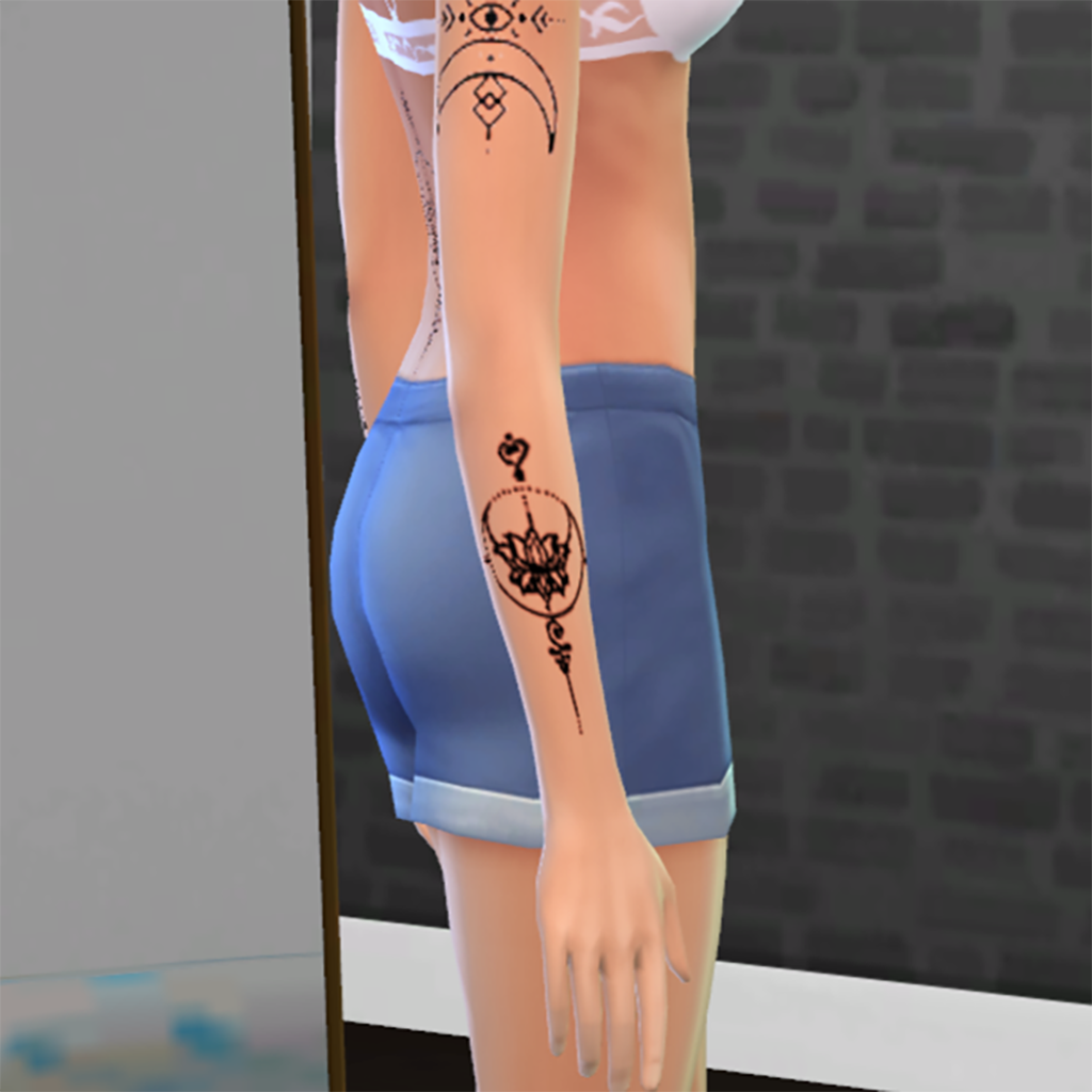 Tattoos for arms and back - Gallery - The Sims 4 Create a Sim - CurseForge