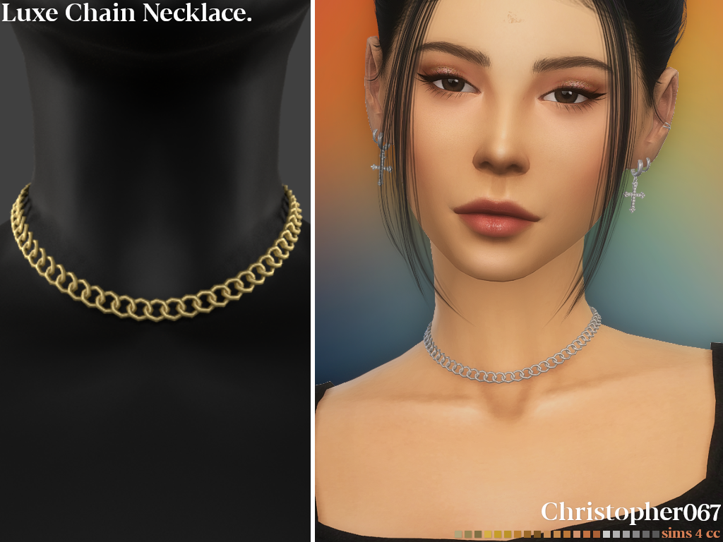 Luxe Chain Necklace - Gallery - The Sims 4 Create a Sim - CurseForge