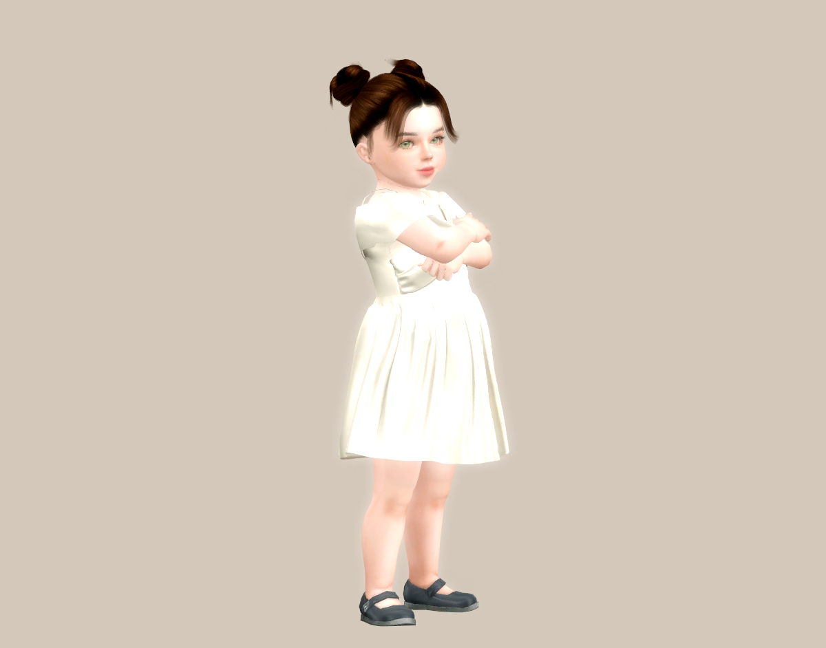 [simna] Rosalie Dress-Toddler version - Gallery - The Sims 4 Create a ...