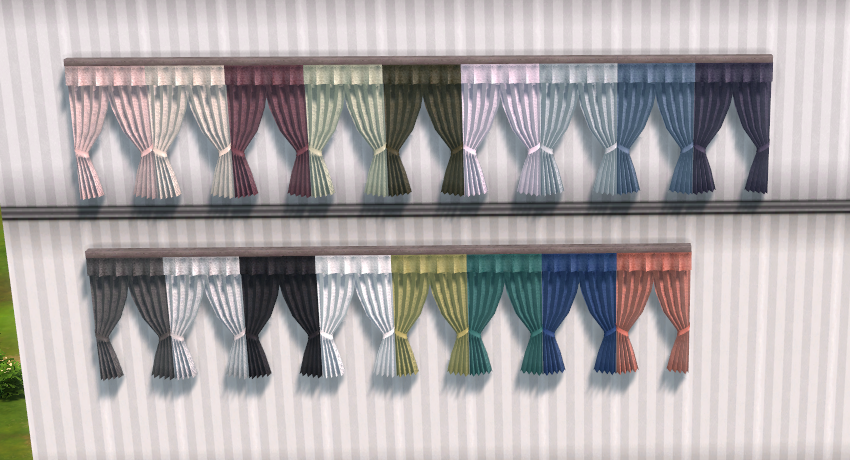 WFS Nostalgia Part 14 c: Curtains "Carrie" - Gallery - The Sims 4 Build ...