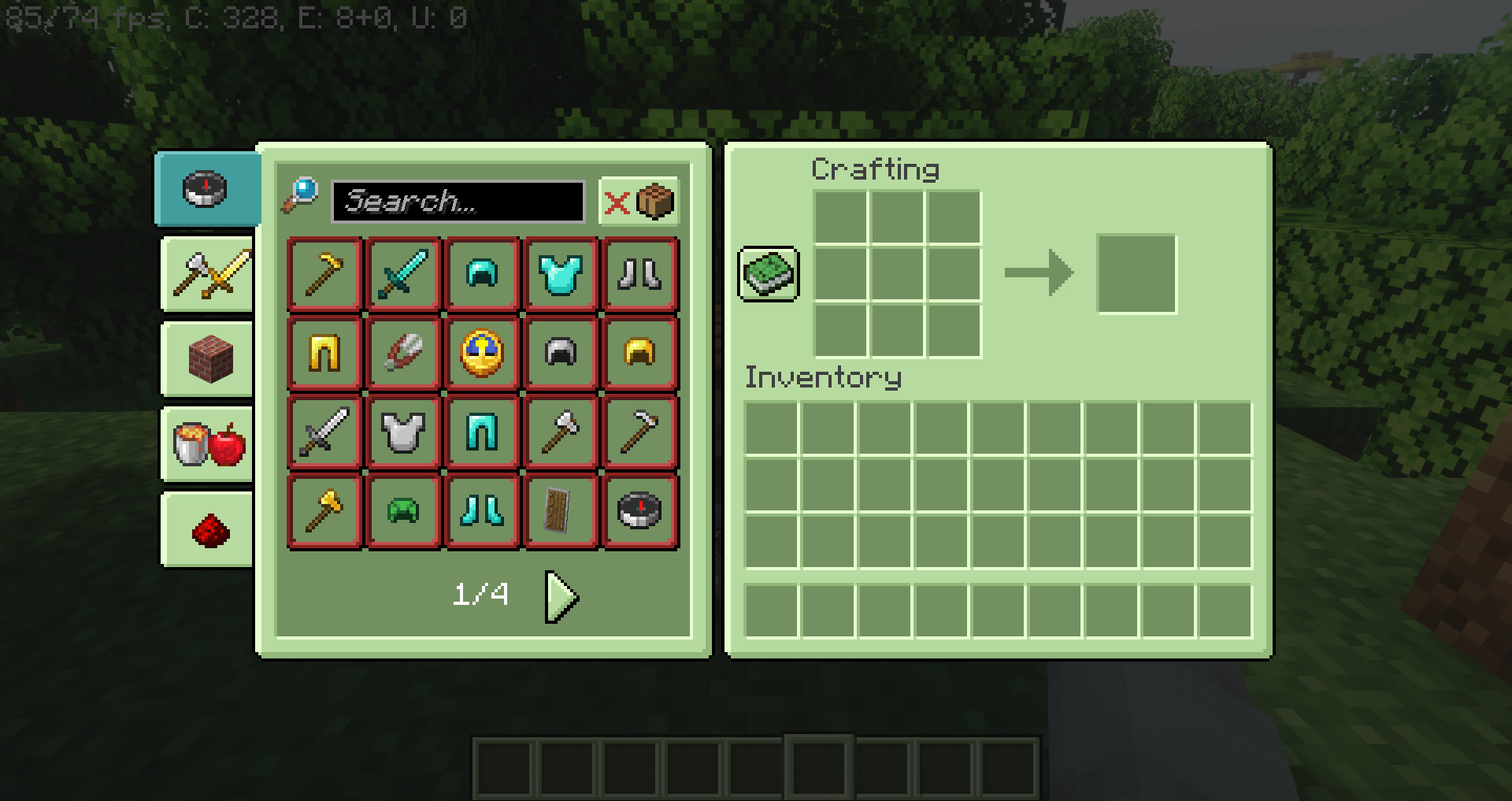 Pinku's Green GUI Pack - Gallery - Minecraft Resource Packs - CurseForge