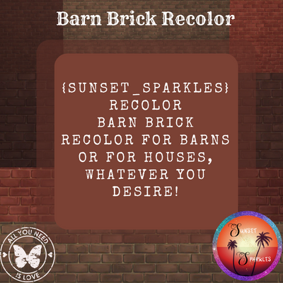 Barn Brick Recolor - Gallery - The Sims 4 Build / Buy - CurseForge